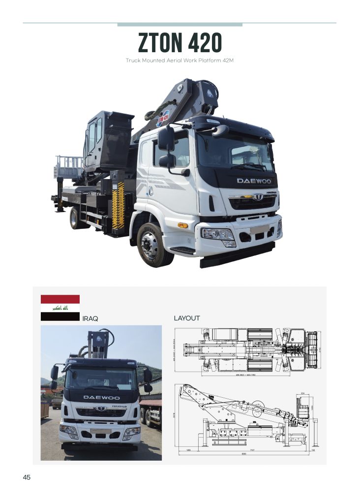 Thiết Bị Nâng Người 42M - ZTON 420