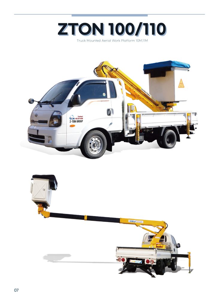 THIẾT BỊ NÂNG NGƯỜI LÀM VIỆC TRÊN CAO 10M / 11M – ZTON100 / ZTON 110 ...